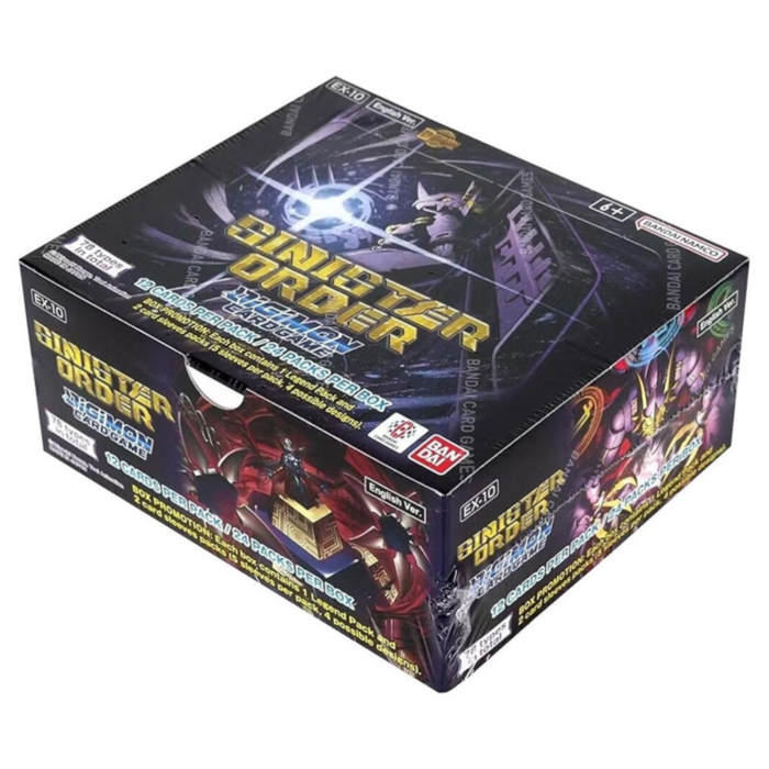 Digimon Card Game Box EX10 Extra Booster Sinister Order (ENG) All ...